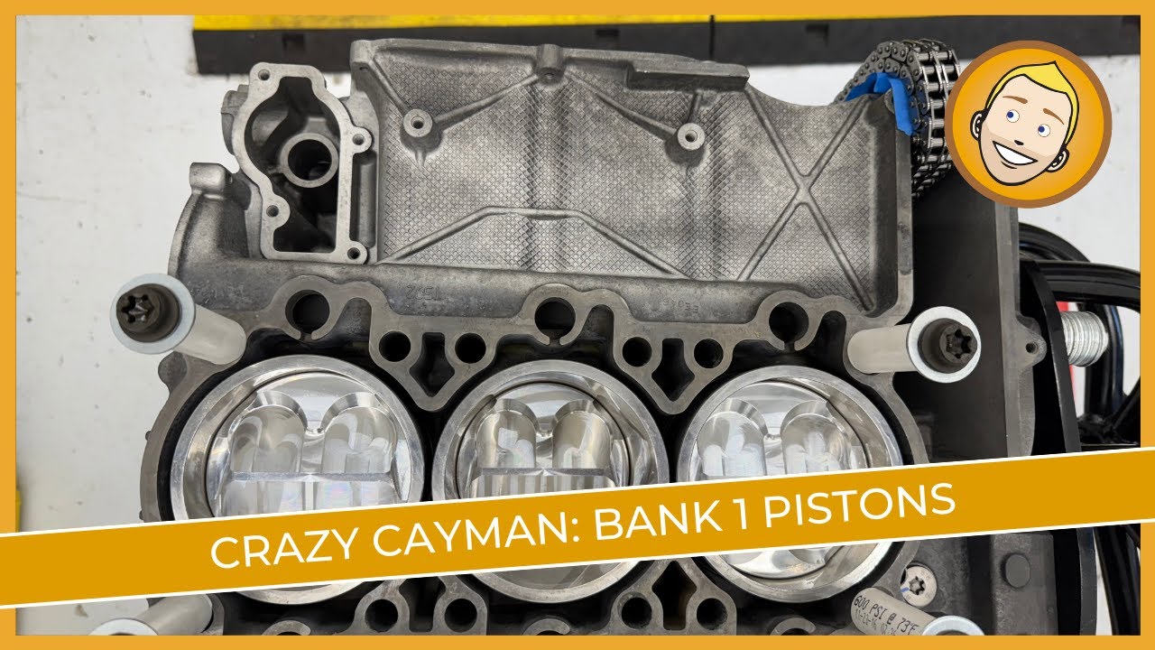 "Crazy Cayman" Engine Assembly - Bank 1 Pistons - YouTube