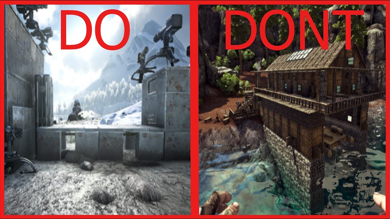 ARK BASE DEFENSE DOs AND DON'Ts || Ark Dos and Don'ts Episode 1 - YouTube