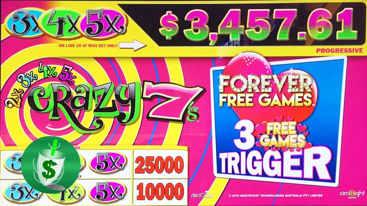 ++NEW Crazy 7s slot machine - YouTube