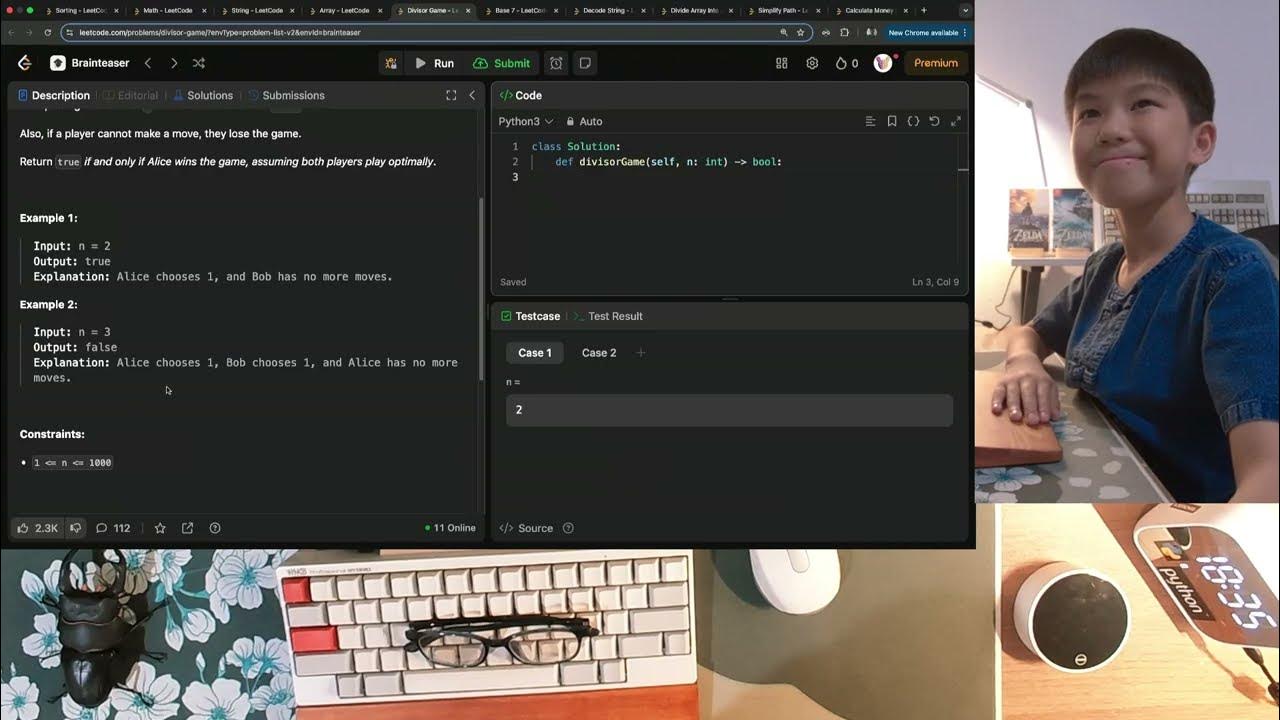 LeetCode | Python | HHKB keyboard | 40 min real time | no talking | EP-34 - YouTube