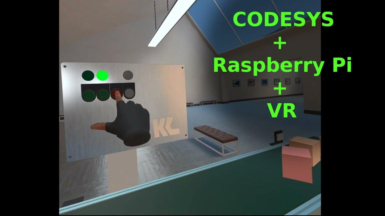 CODESYS + RaspberryPi PLC + VR [Demo] - YouTube