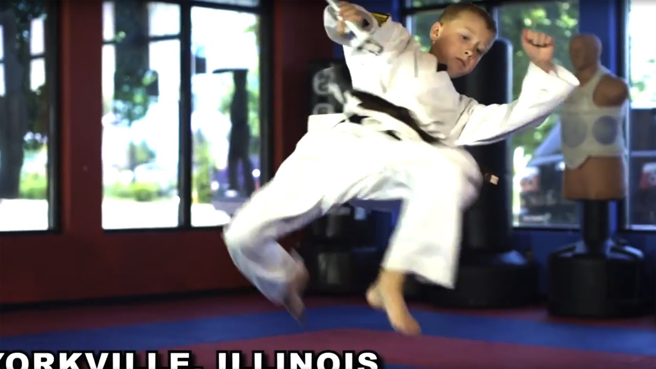 Karate Boys Amazing Spinning Kick BH Martial Arts - YouTube