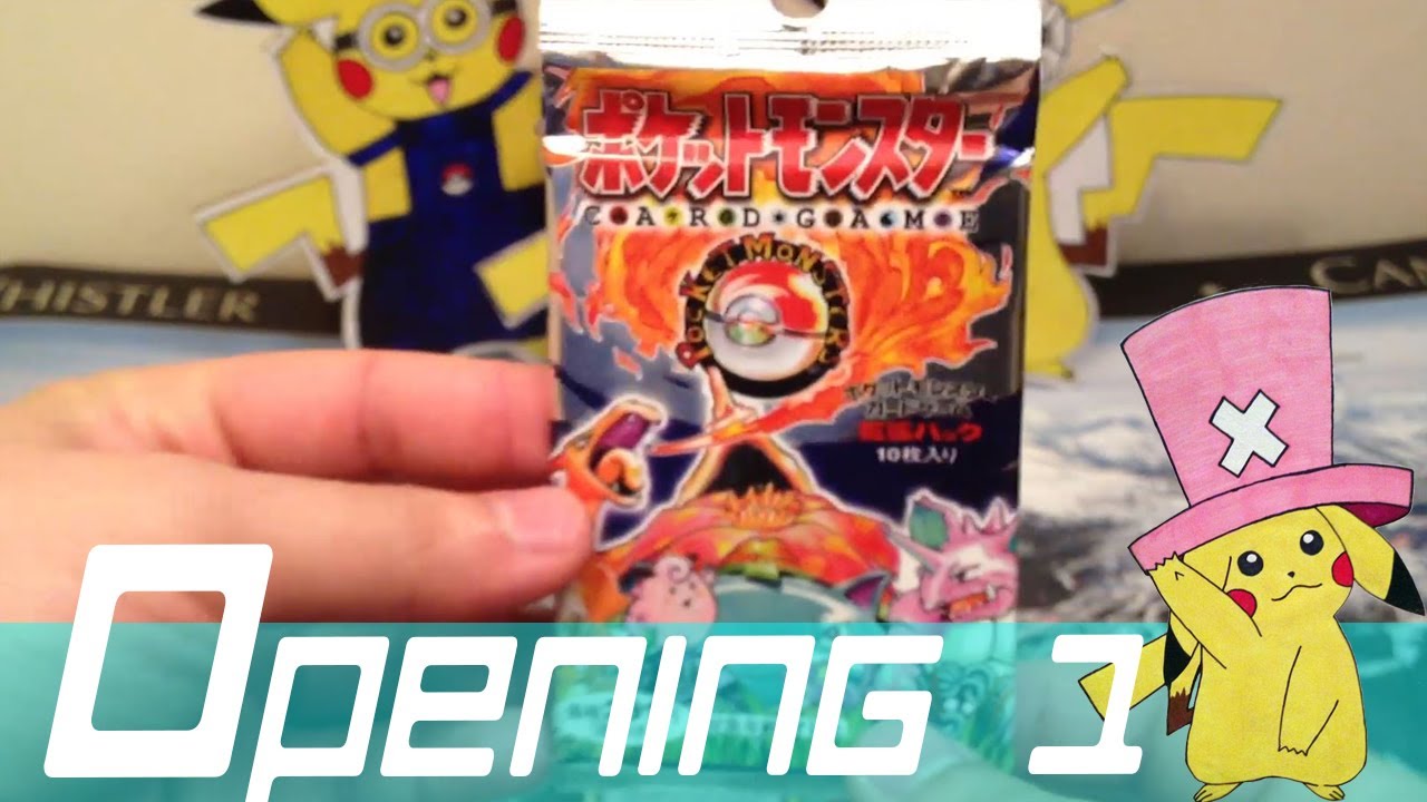 Pokémon Japanese Base Set Booster Pack Opening! Part 1 (ポケモンカードゲーム拡張パック ...