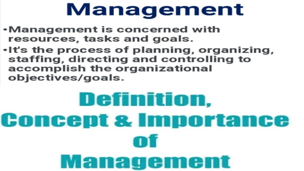 Introduction of management | Features of management |Functions and ...