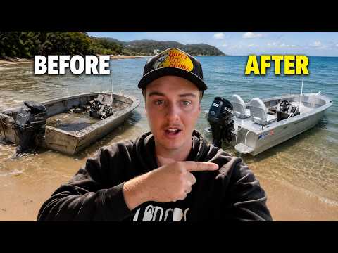 I Completely Rebuilt Our Destroyed Capsized Boat