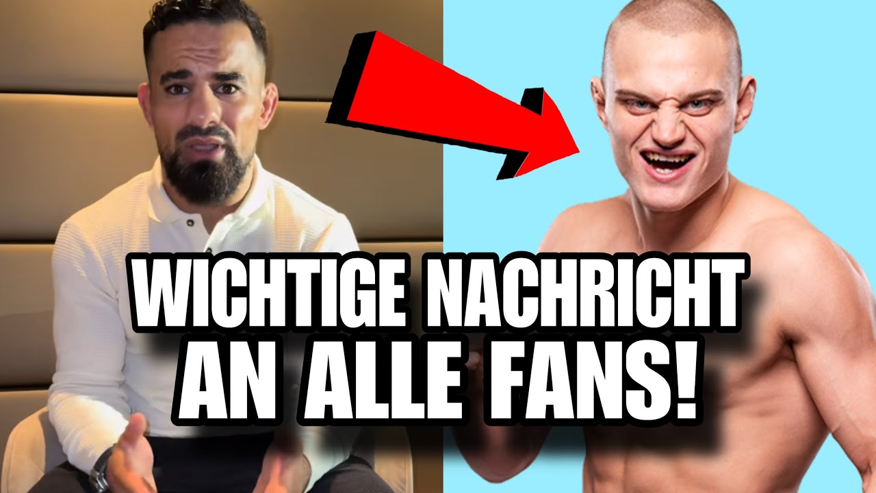 Khalid Taha wichtiges Statement zum Kampf gegen Max Holzer - YouTube