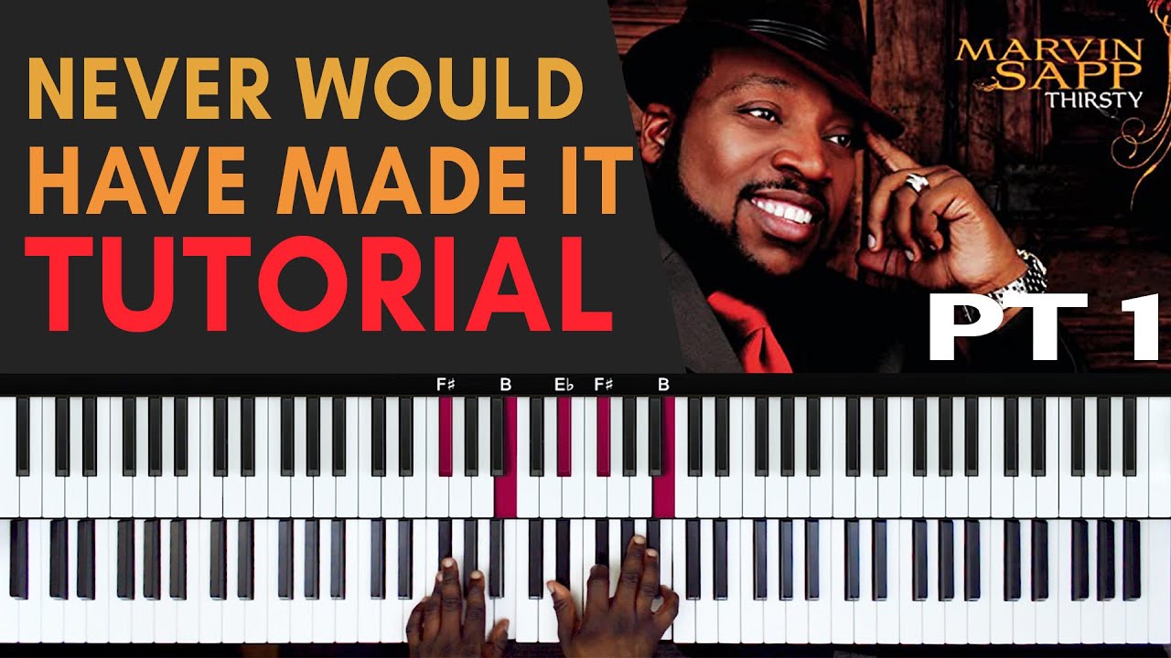 Never Would Have Made It (Marvin Sapp) Tutorial - YouTube