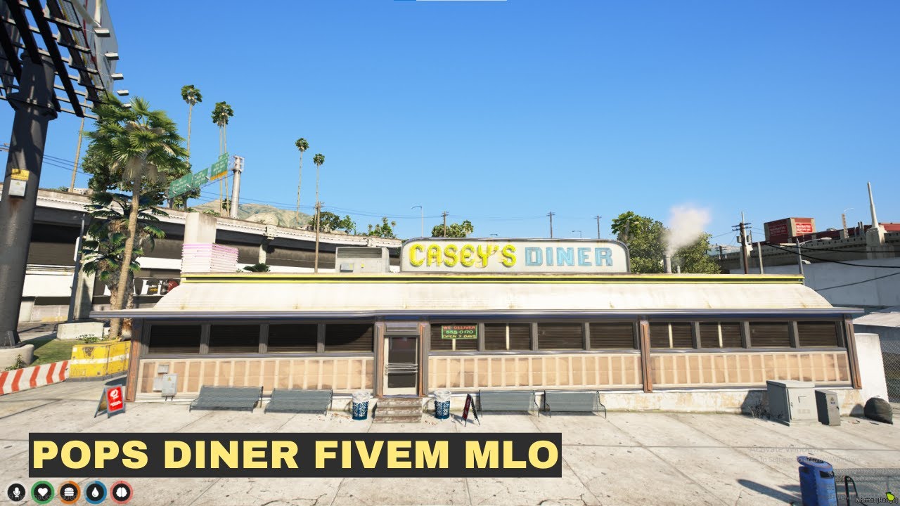 Pops diner fivem mlo | Fivem Mods | Interior & map for Roleplay | FiveM mlo store #fivem # ...