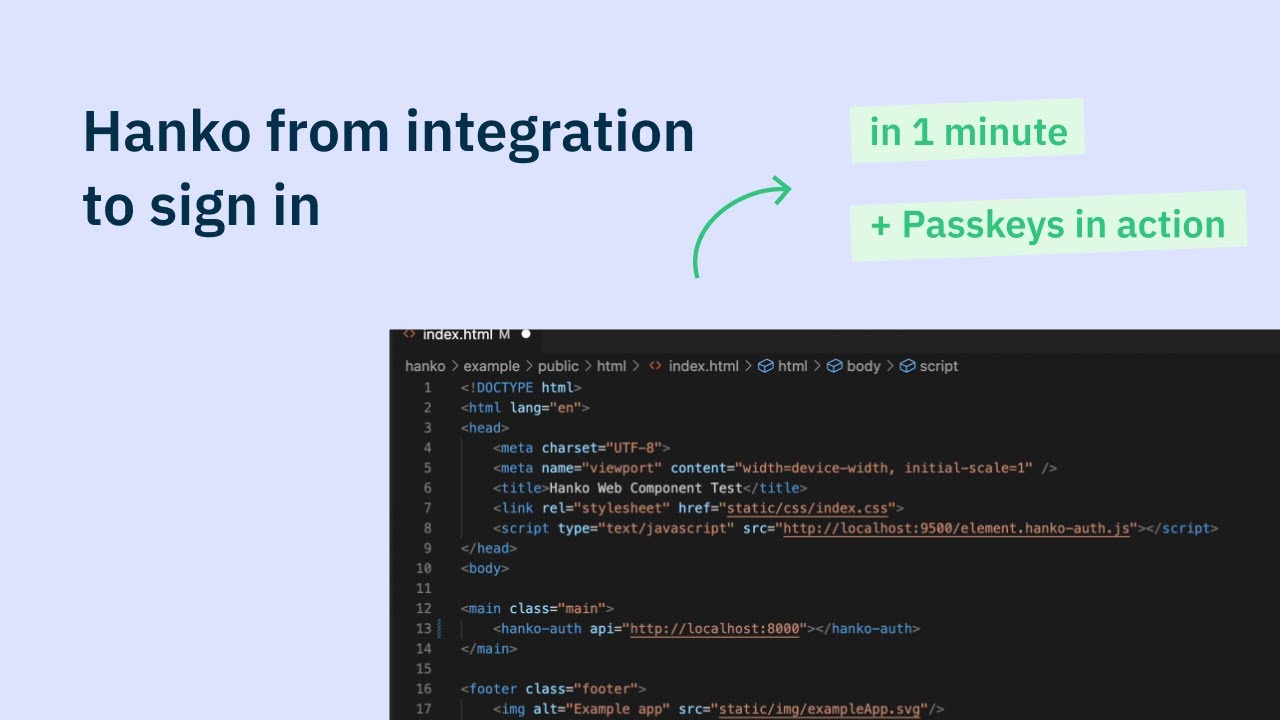Hanko - Empowering the journey from passwords to passkeys - YouTube