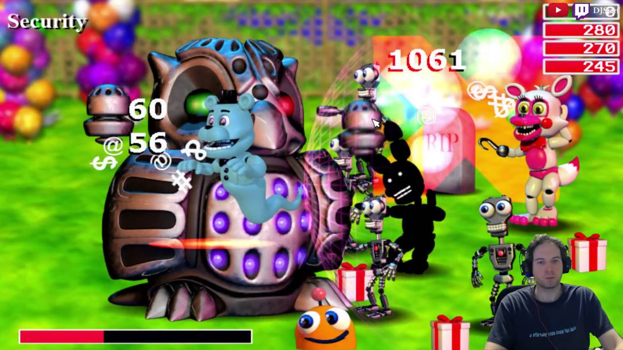 FNaF World - Security/Owl Battle - Level 1s, No Chips, No Bytes, etc ...