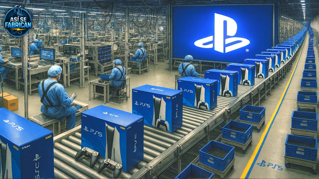CÓMO se HACE la PLAYSTATION 5 🎮 | ASÍ se FABRICAN MILLONES DE CONSOLAS ...