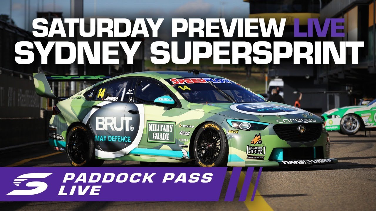 Saturday Preview Paddock Pass LIVE - Sydney SuperSprint | Supercars ...