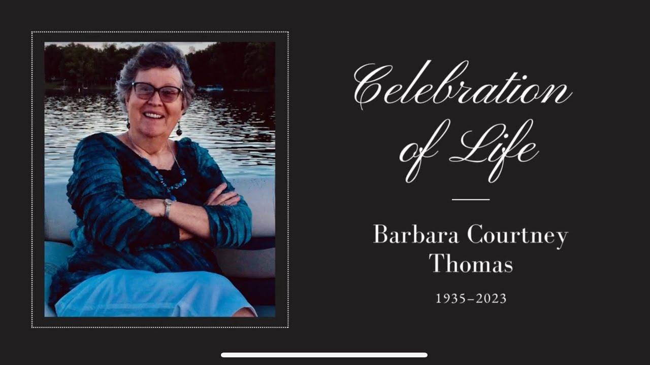 Barbara Courtney Thomas Memorial - YouTube