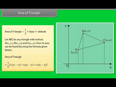 ICSE Class 10 Mathematics | Area of Triangle | English Video - YouTube
