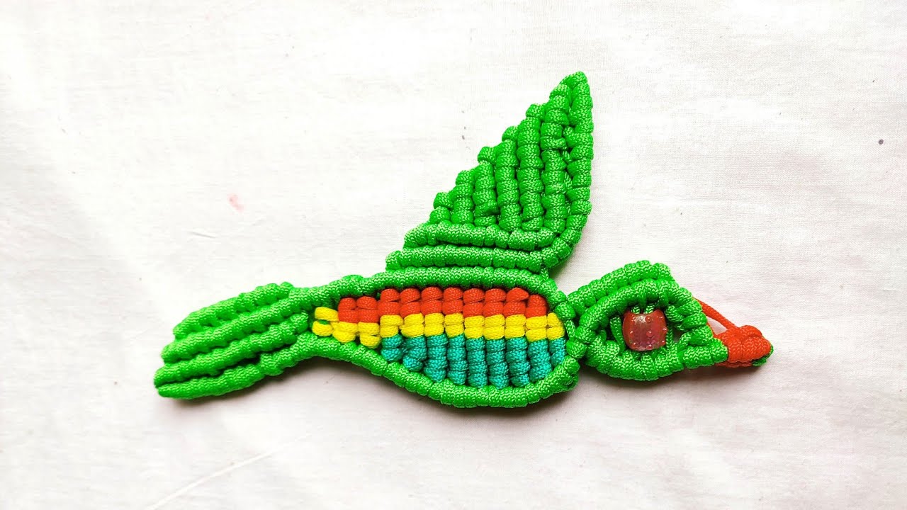 Macrame Parrot Bird Tutorial !! Full Part Step By Step - YouTube