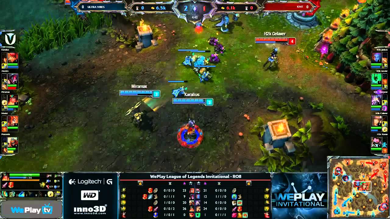 KMT vs Ultra Vires - Map 2 - Weplay Invitational - YouTube