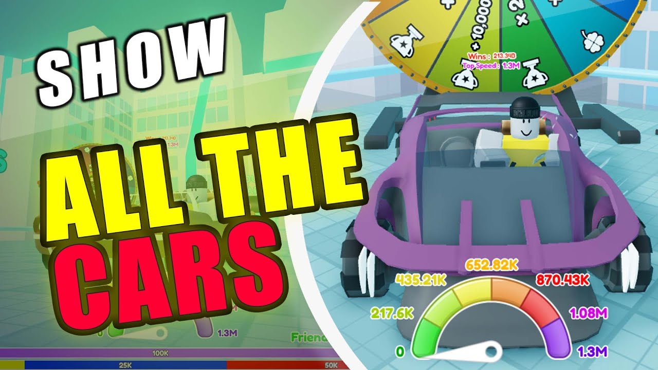 ALL THE CARS in Race Clicker Up to 25th Update | Roblox - YouTube