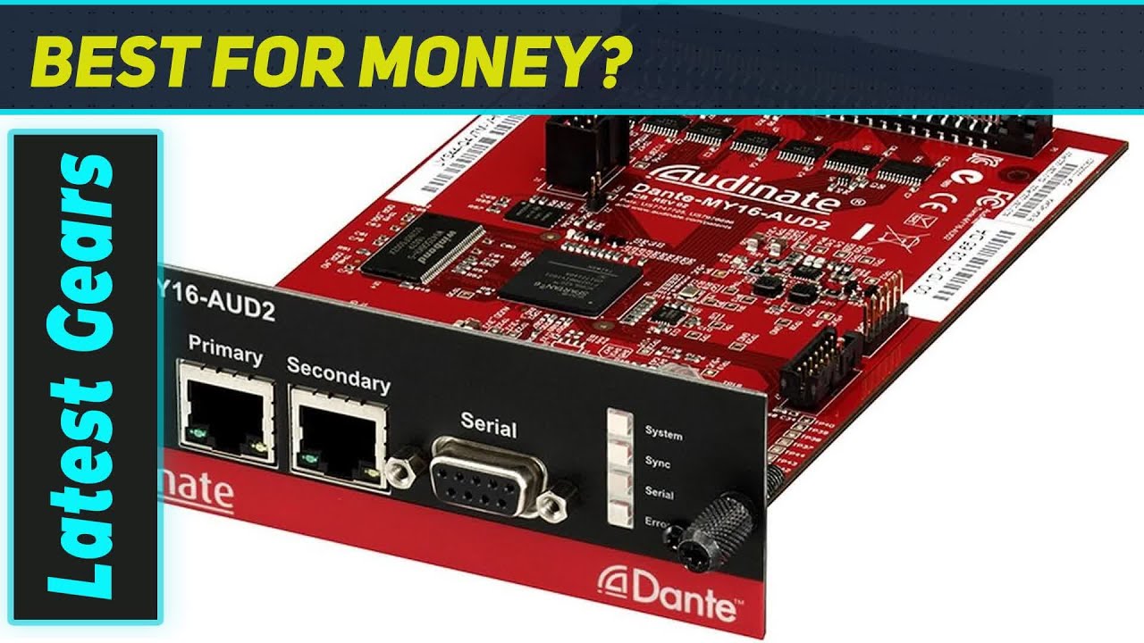 Yamaha DANTE-MY16-AUD2: Essential Dante Expansion - YouTube
