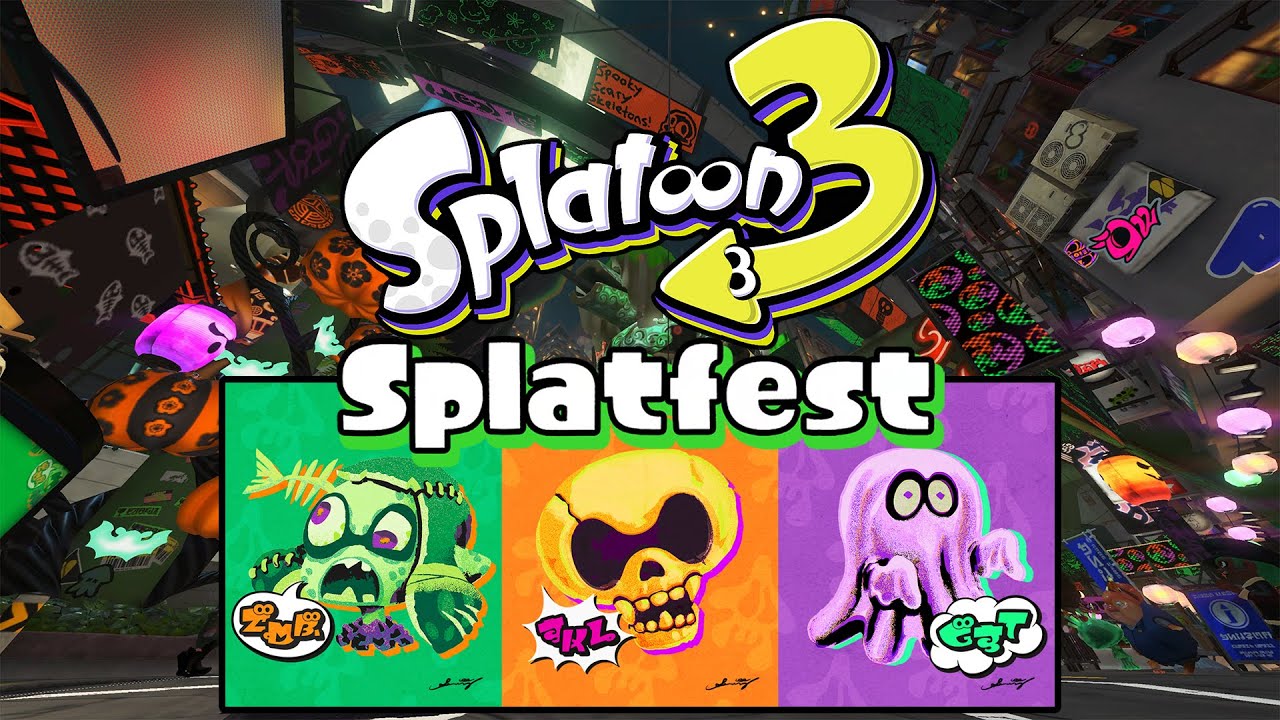 Splatoon 3 Splatoween Splatfest: Zombie VS Skeleton VS Ghost - YouTube