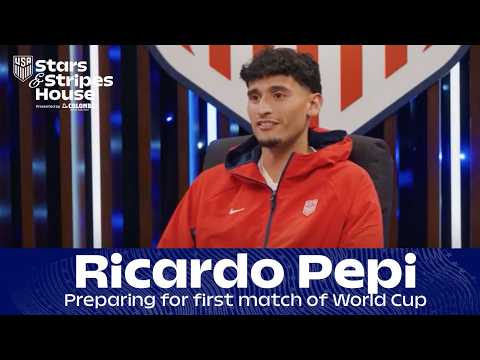 Ricardo Pepi talks preparing for the 2026 World Cup with the USMNT