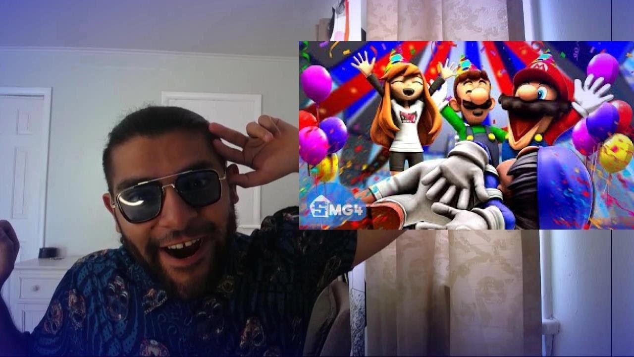 SMG4: Super SMG4 Party REACTION - YouTube