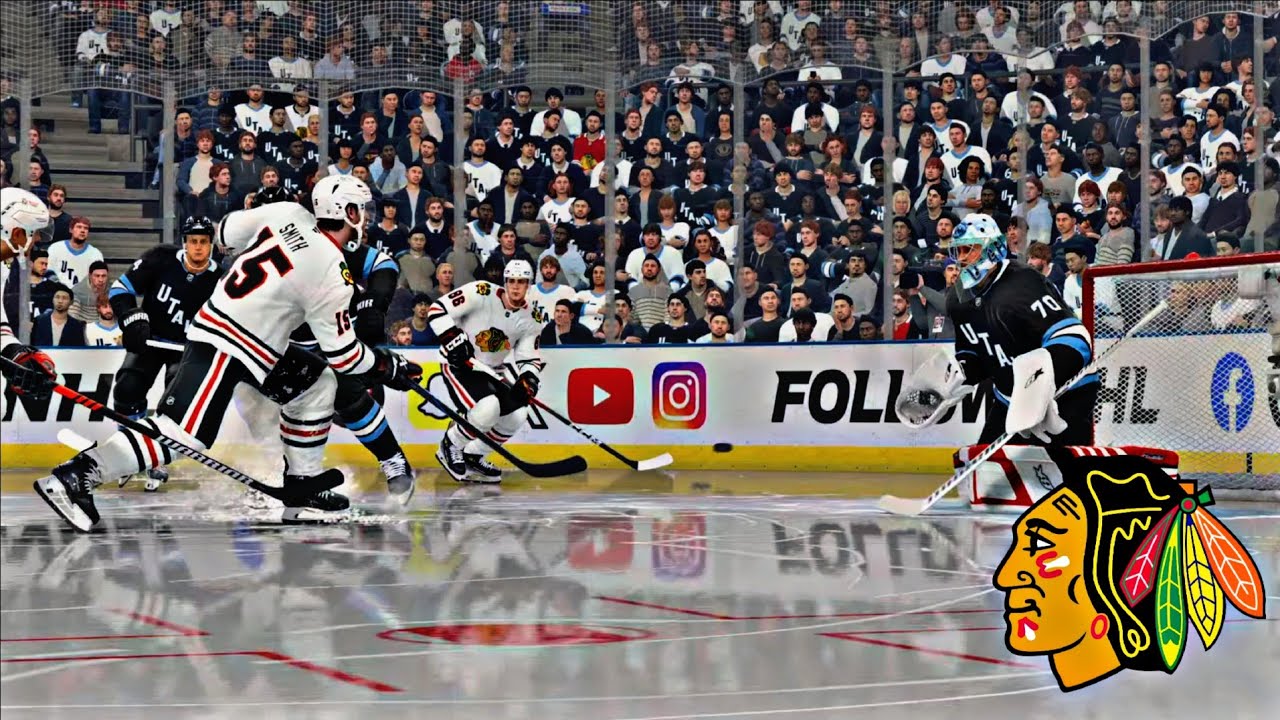Chicago Blackhawks vs Utah! NHL 25! PS5 Pro 4K! - YouTube