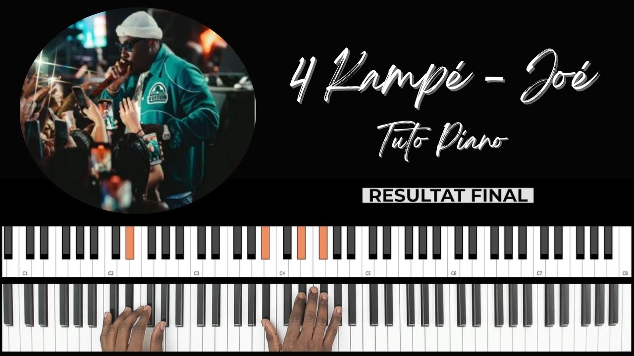 Joé Dwèt Filé - 4 Kampé (Easy Piano Tutorial) - YouTube