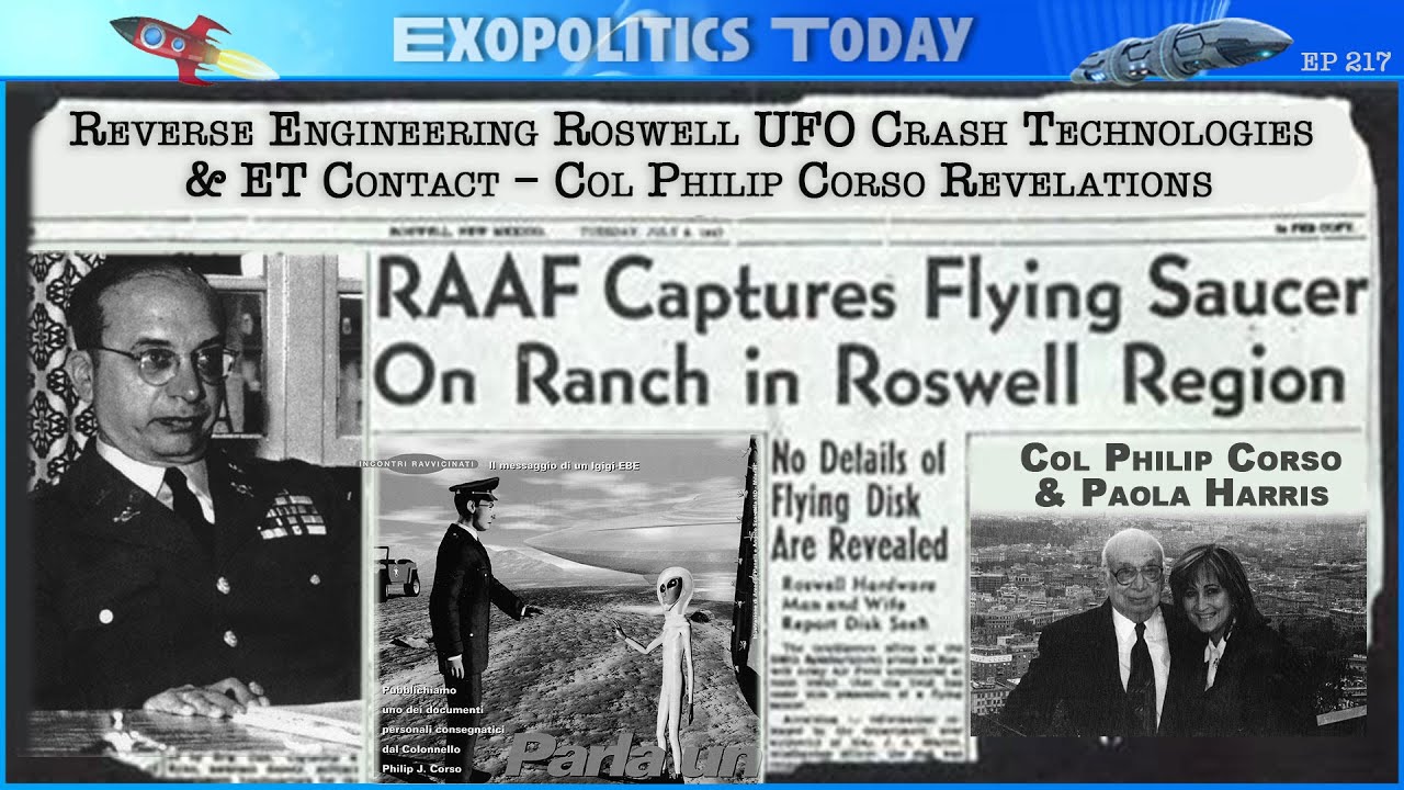 Reverse Engineering Roswell UFO Crash Technologies & ET Contact – Col ...