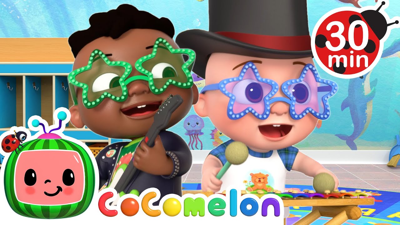 The Babies Rock in a Band! | Learning Instruments & Music | CoComelon ...