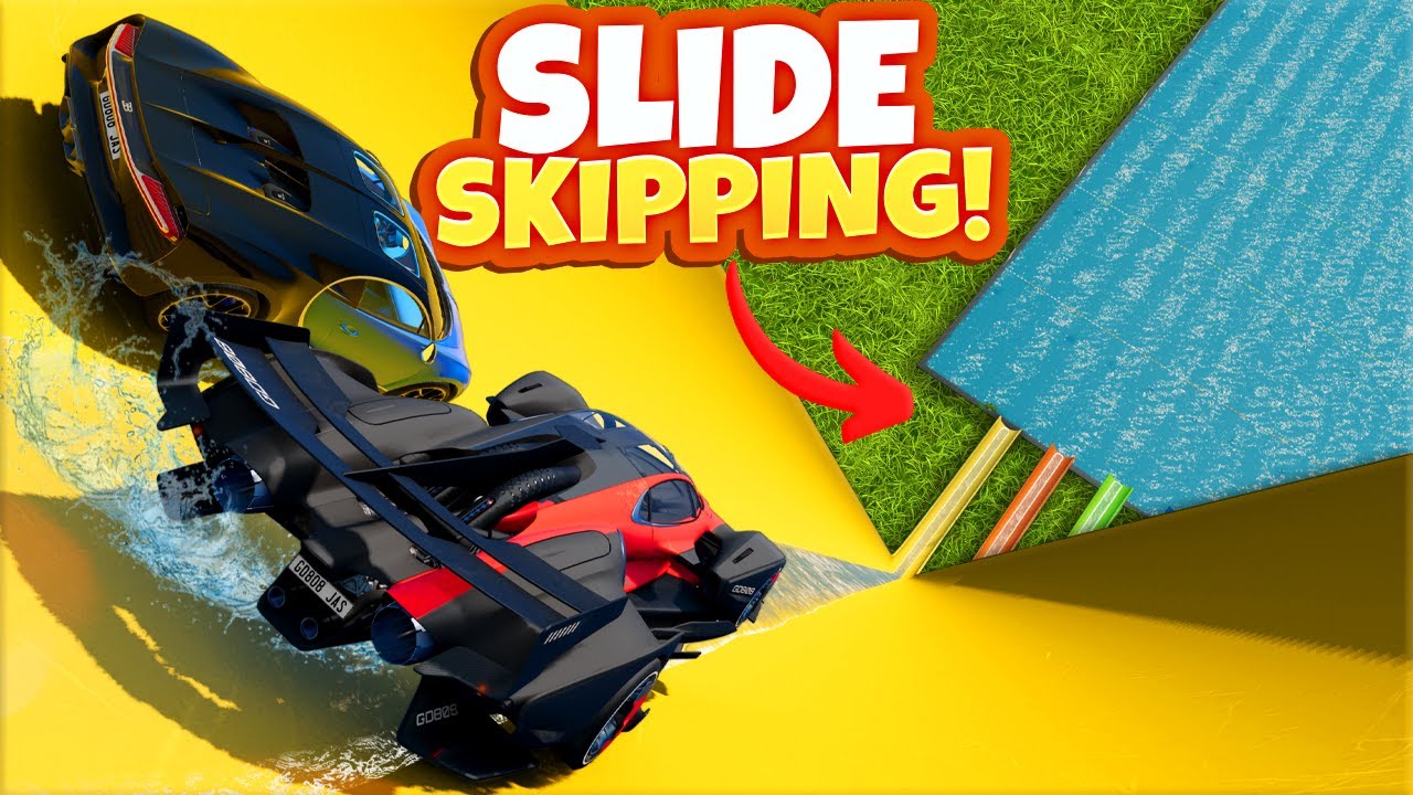 Can Hypercars Skip Water Off GIANT Slides? (BeamNG Drive Mods) - YouTube