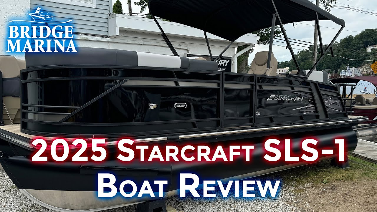 2025 Starcraft SLS 1: Bridge Marina Boat Review and Walkthrough - YouTube