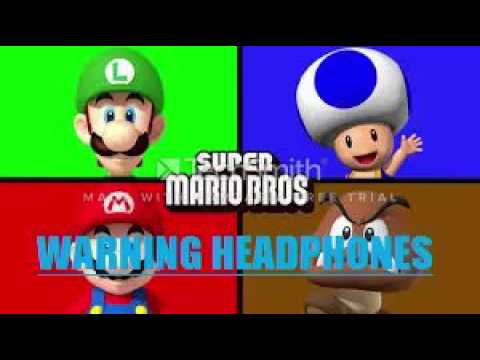 Super Mario Bros (DISTORTED) HEADPHONES WARNING - YouTube