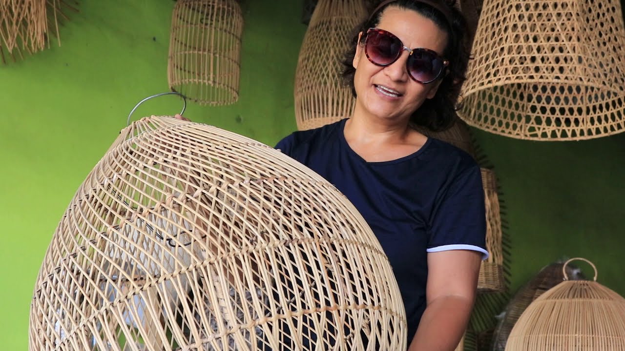 Rattan Pendant Lights by My Bali Lighting - YouTube