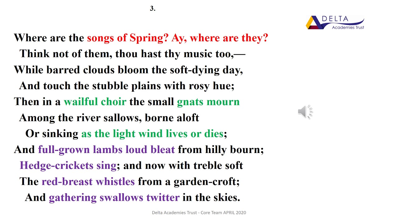 To Autumn poem analysis - Eduqas style - YouTube