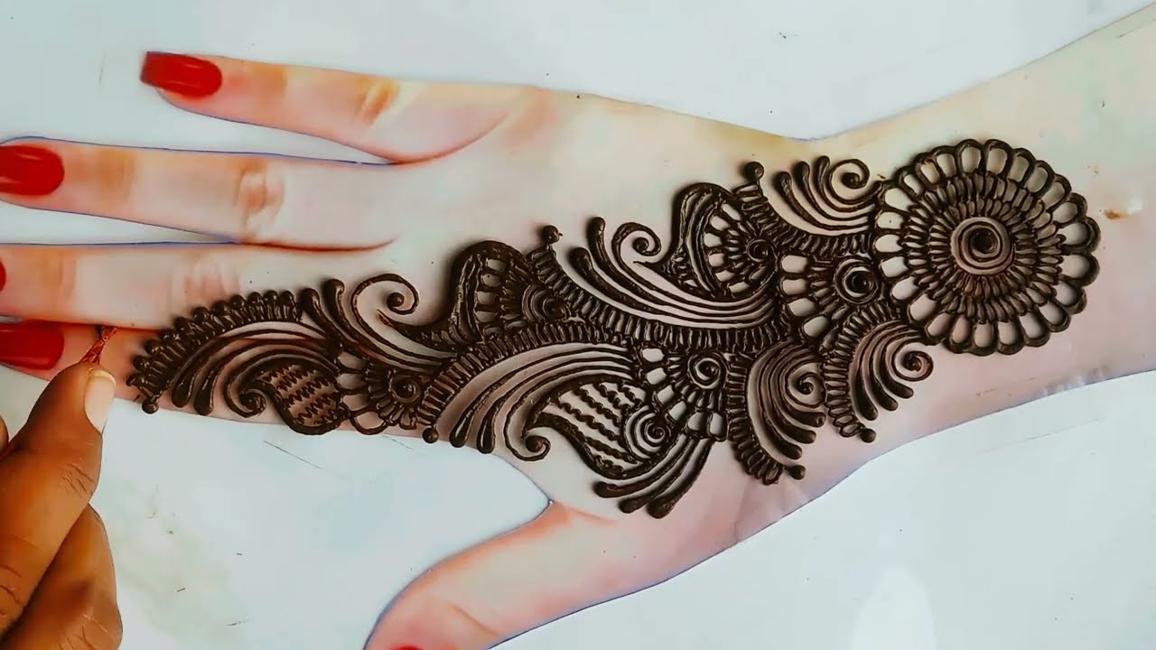 Very easy mehndi designs | mehandi ka design | mehandi design |mehandi ...