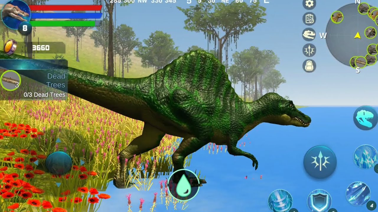 Best Dino Games - Spinosaurus Simulator Android Gameplay Dinosaur Sim ...