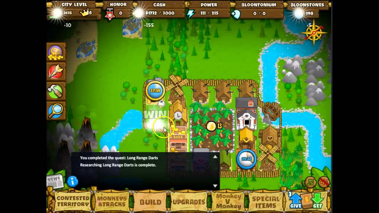 Bloon monkey city: ep2 Banana Farms - YouTube