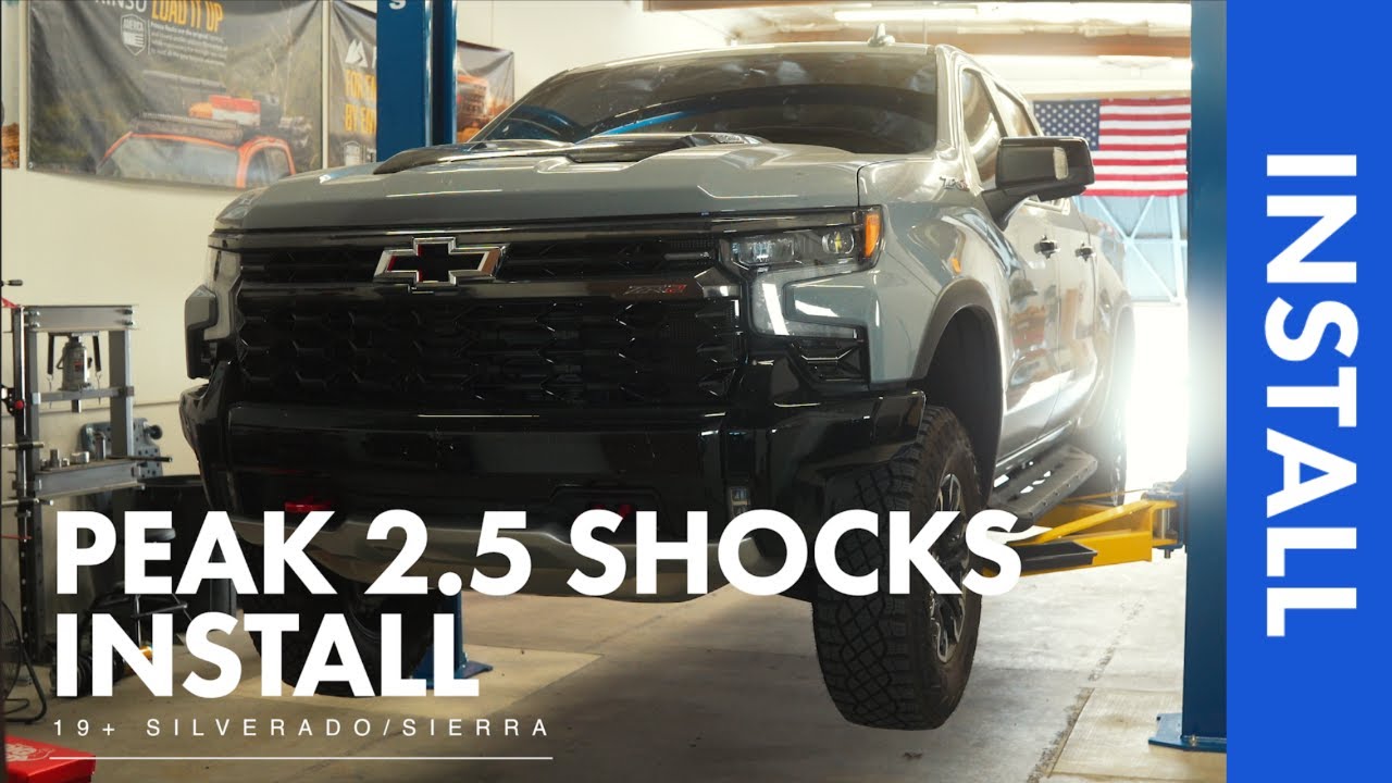 2022+ Chevy Silverado ZR2/Sierra 2.5 Coilover Install - YouTube