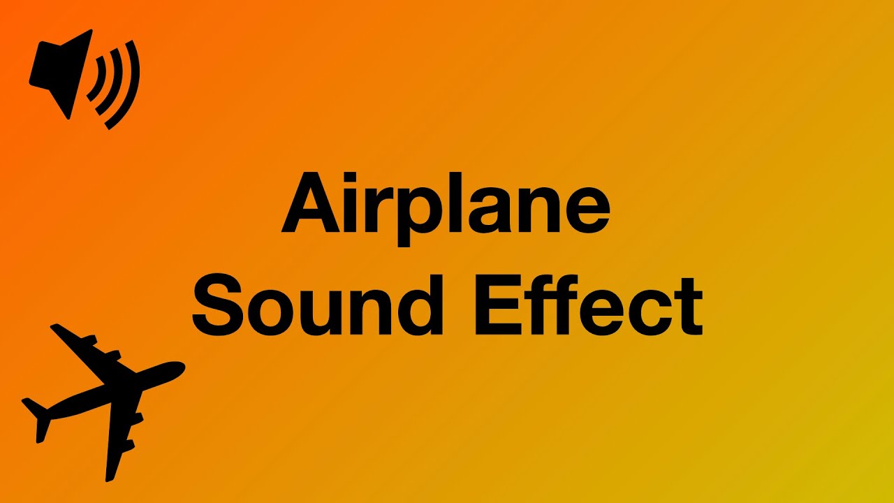 Airplane in flight - Sound Effect [4K] - YouTube
