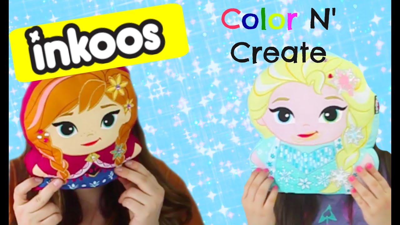 Disney Frozen Elsa and Anna Inkoos♥- Color N' Create Disney Frozen ...