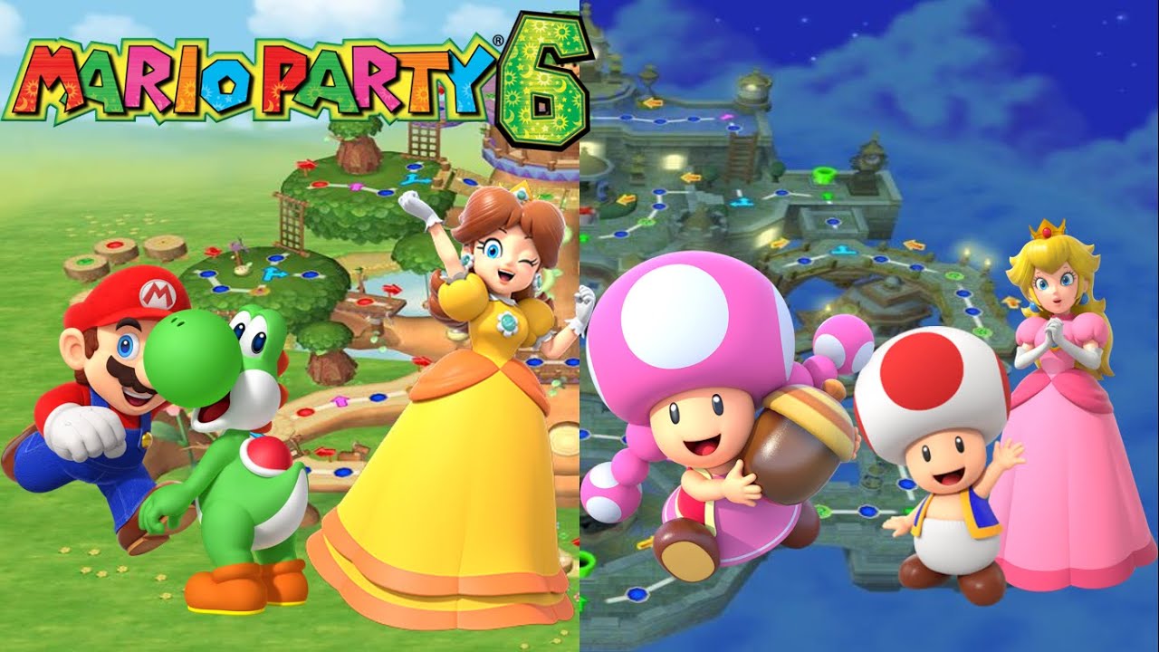 Mario Party 6 - DOUBLE Board Gameplay with Toadette and Princess Daisy ...
