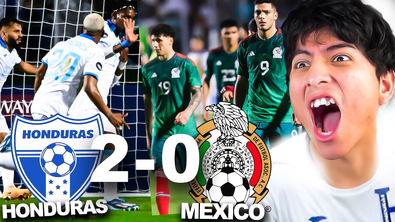 HONDURAS 2-0 MEXICO | FULL GAME REACTION! | WHO WILL PLAY COPA AMERICA ...