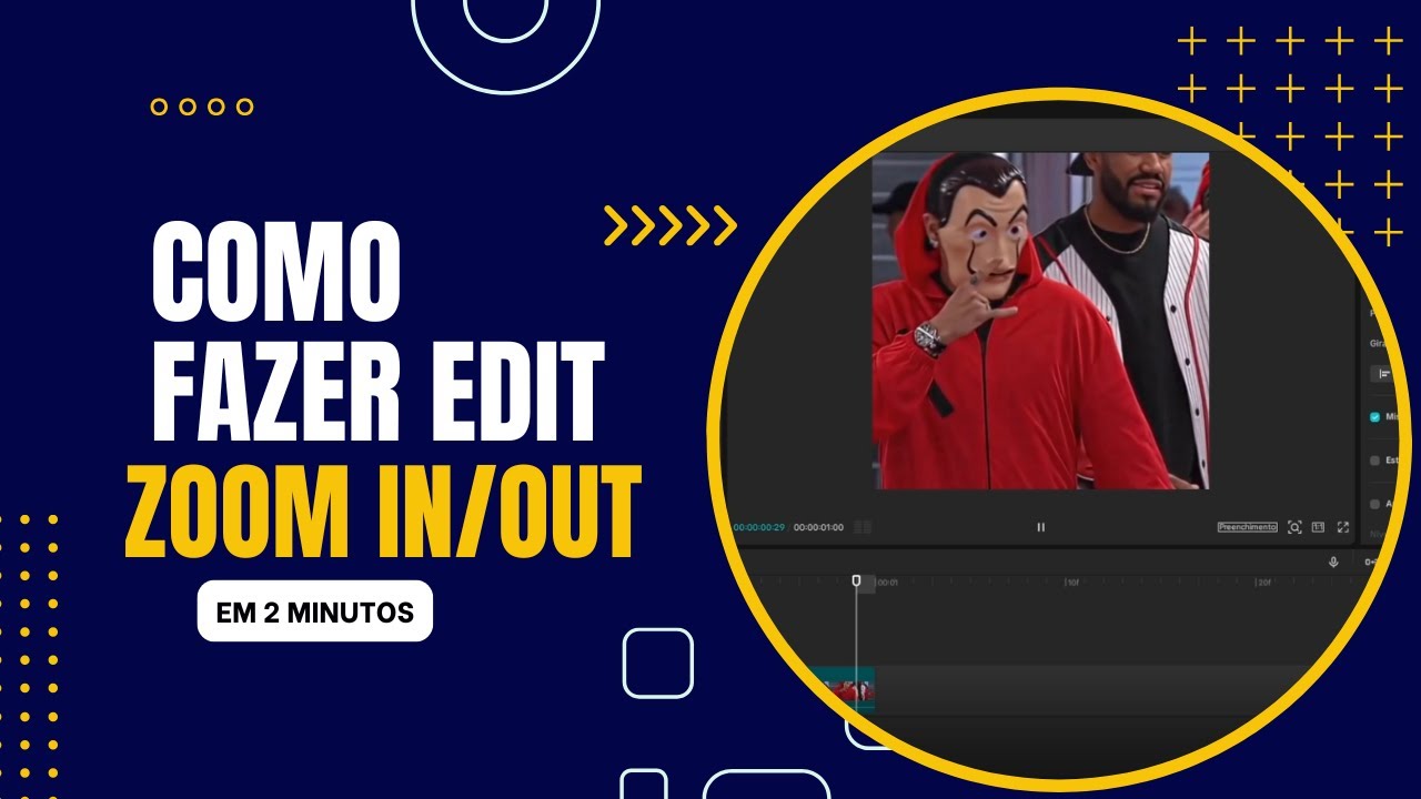 Como fazer Edit Zoom IN/OUT no capcut de pc. - YouTube