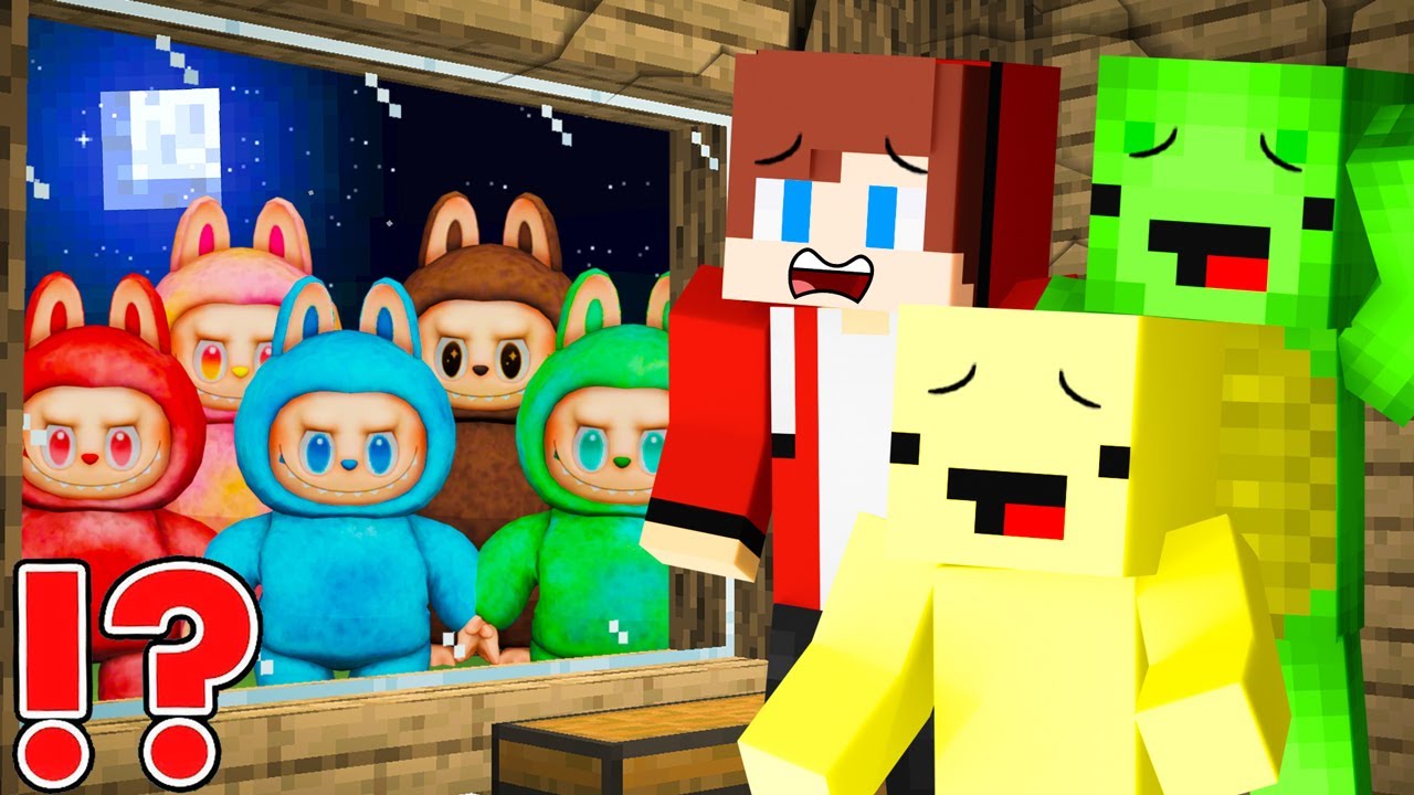 JJ and Mikey found LABUBU in Minecraft Challenge Maizen Security House ...