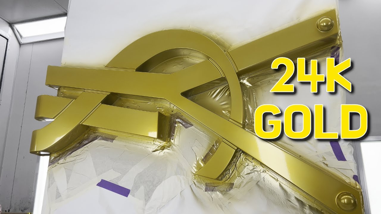 24k Gold Virtual Chrome & Candy Paint - Yves Saint Laurent Libre - YouTube