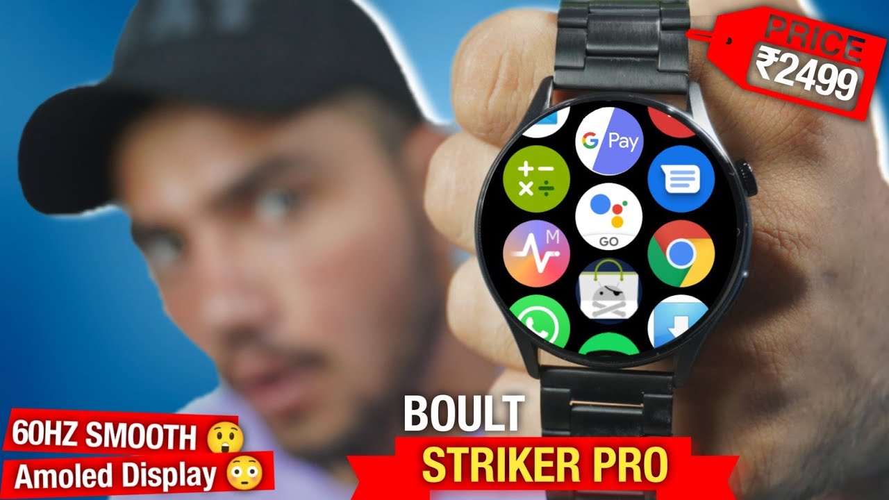 I.43 inch Amoled Display ⚡ Boult Striker Pro 💥 || Always On display ...