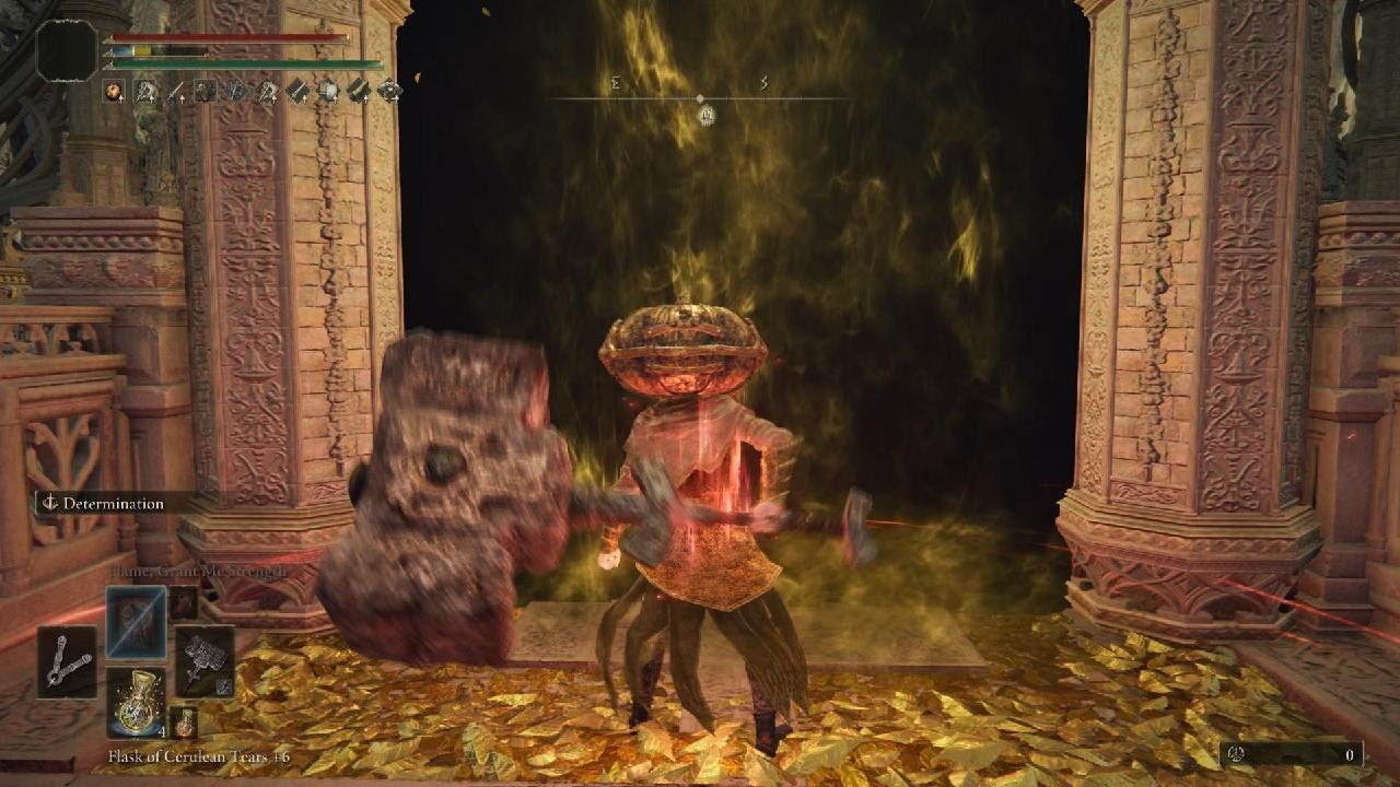 Elden Ring - Huge Hammer vs Morgott (no damage) - YouTube