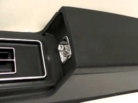 1969 MUSTANG; Sportsroof Coupe Convertible Standard Interior CONSOLE ...