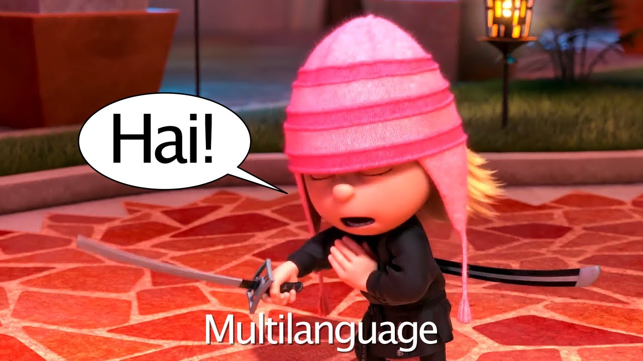 Edith "Hai!" Multilanguage // Despicable Me 2 - YouTube