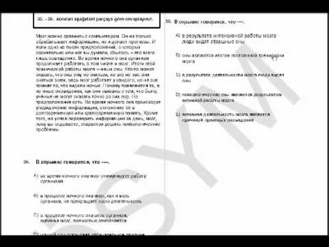 uzaktandilegitimi.com ONLİNE RUSÇA YDS KPDS YDS KURSU ÖRNEK DERSLER metin sorularının çözümü